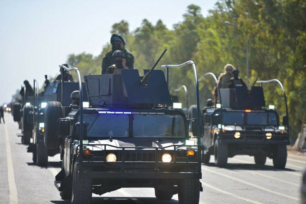 Iraq’s PMF display tanks and weaponry in large…
