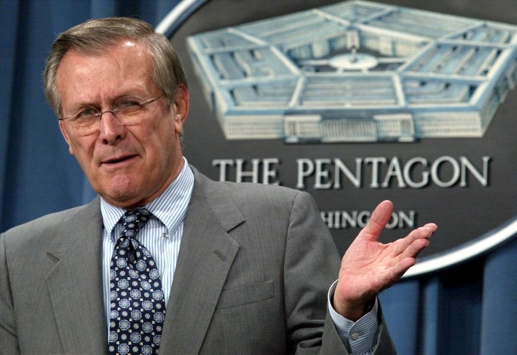 Donald Rumsfeld: From the ‘known unknowns’ to defence…