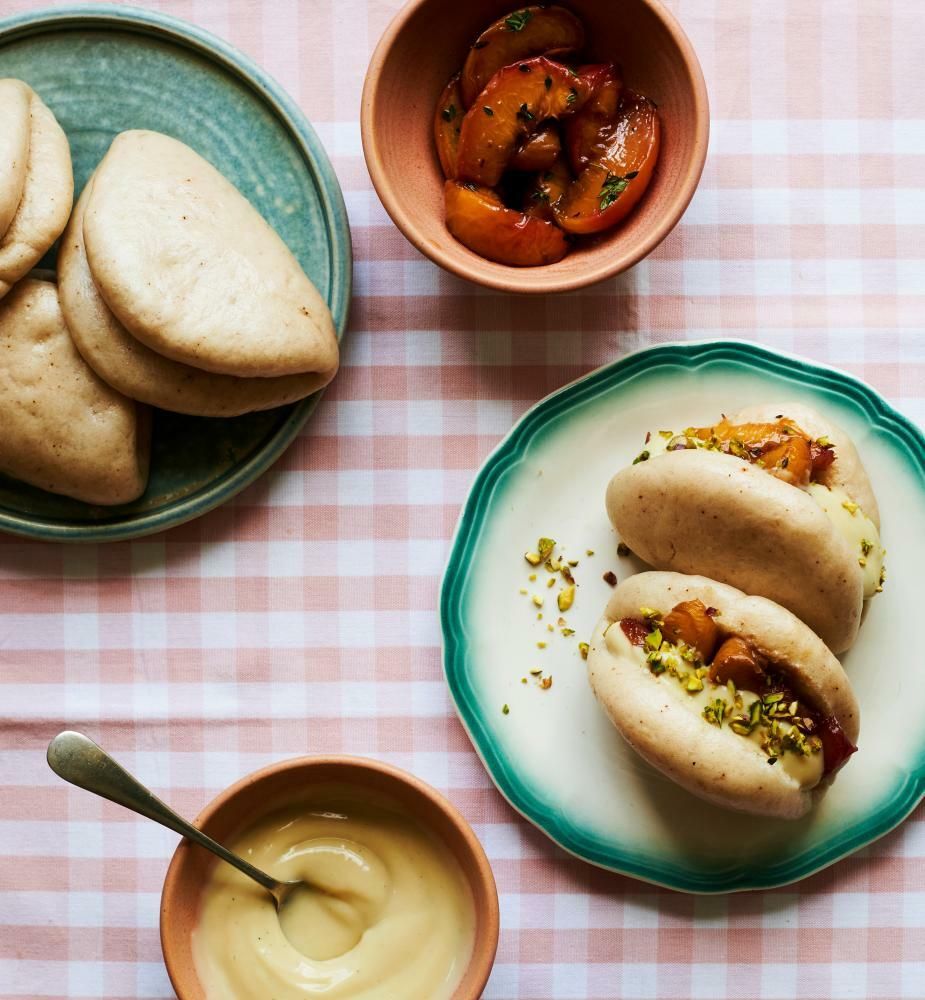 Liam Charles’ recipe for roasted peach bao buns