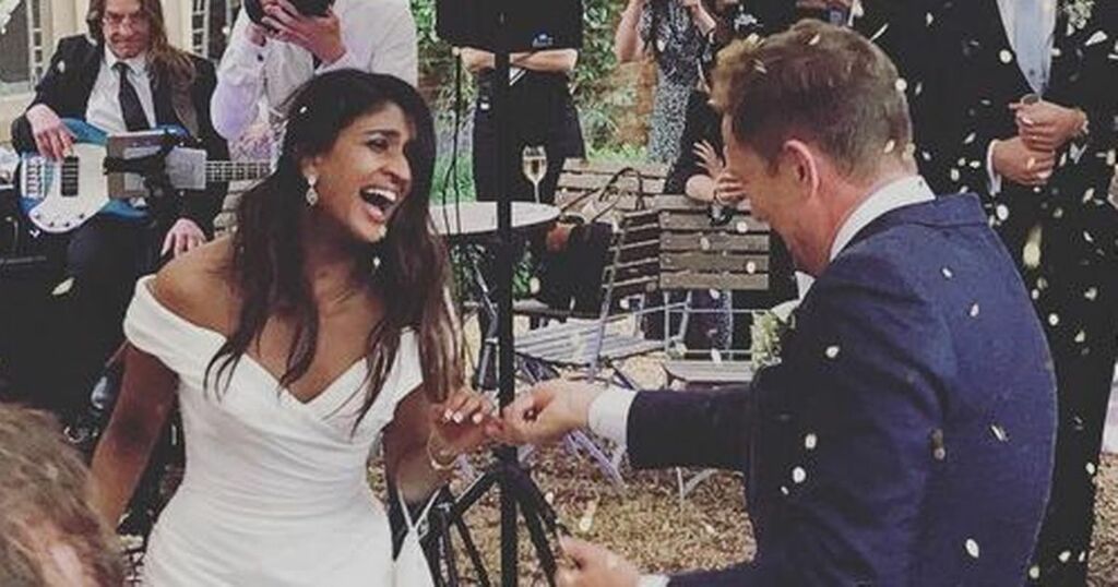 Simon Thomas marries new love Derrina Jebb 4 years…