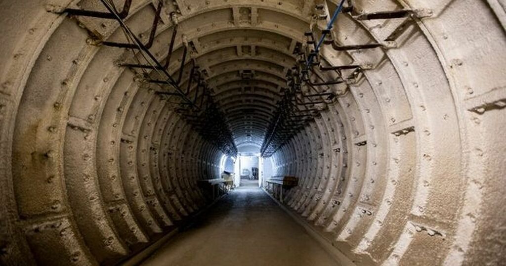 Inside gigantic abandoned military bunker made to…