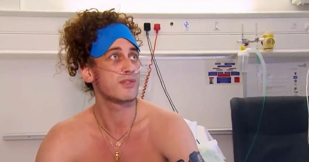 Man, 38, spent five weeks in intensive care after…