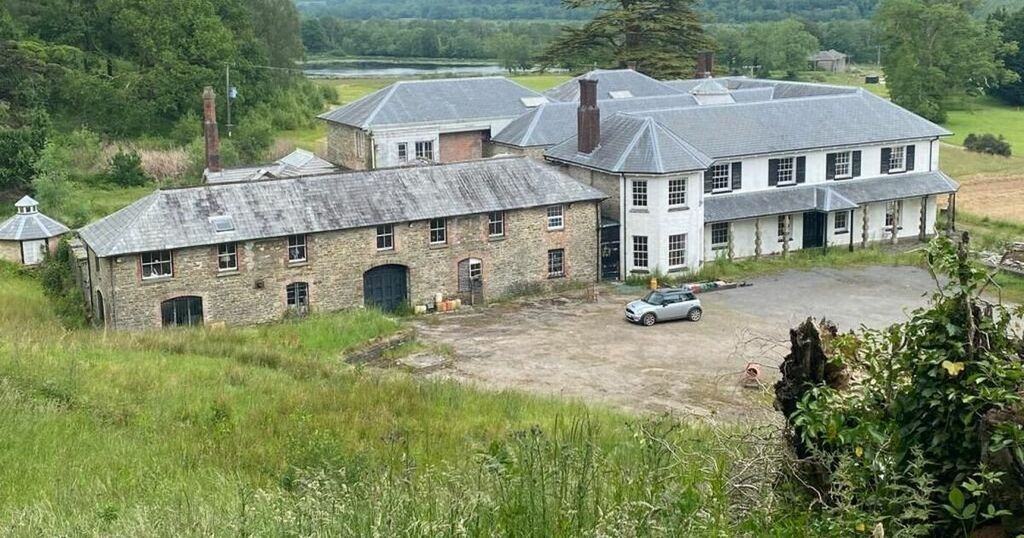 Run-down country estate with 10-bed manor that's the…