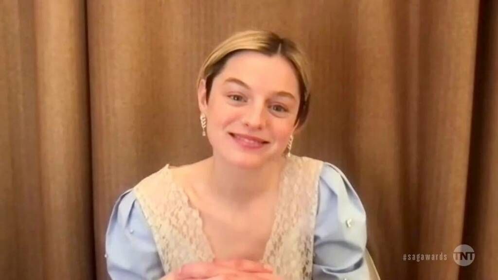 Why The Crown star Emma Corrin posed in a chest binder