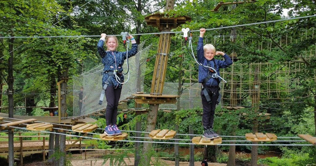Edinburgh families flock to Dalkeith Go Ape as treetop…