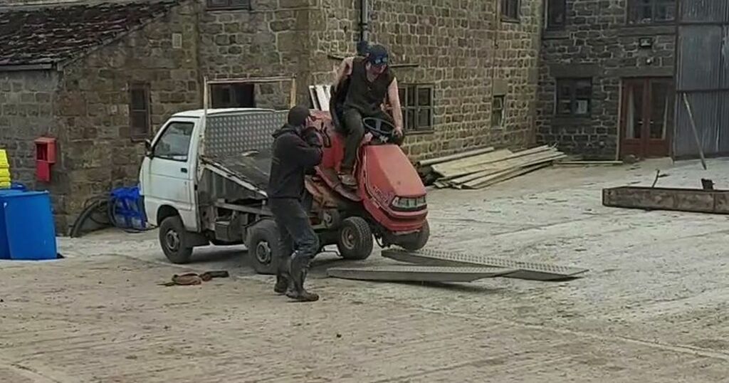 Watch: Farmer's epic lawnmower fail goes viral
