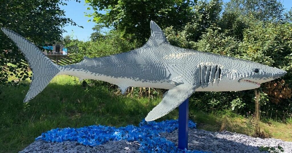 Giant Lego sea animals arrive at Knowsley Safari for…