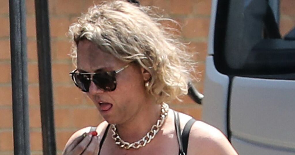 EastEnders’ Charlie Brooks covered in ash as she films…