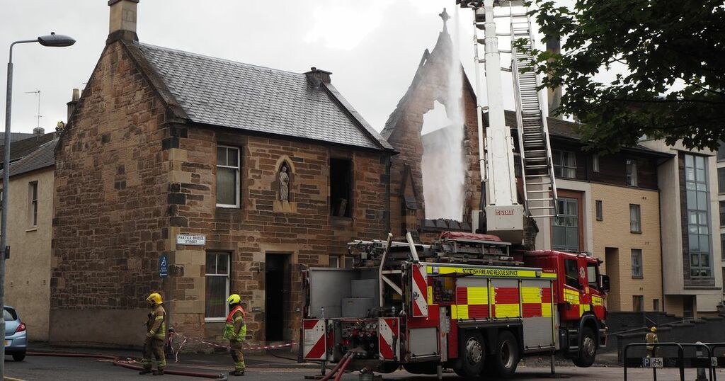Glasgow church fire: Tears, disbelief and fear for…
