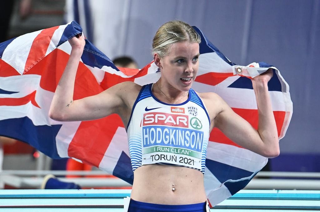 Who is Keely Hodgkinson and when is she running at the…