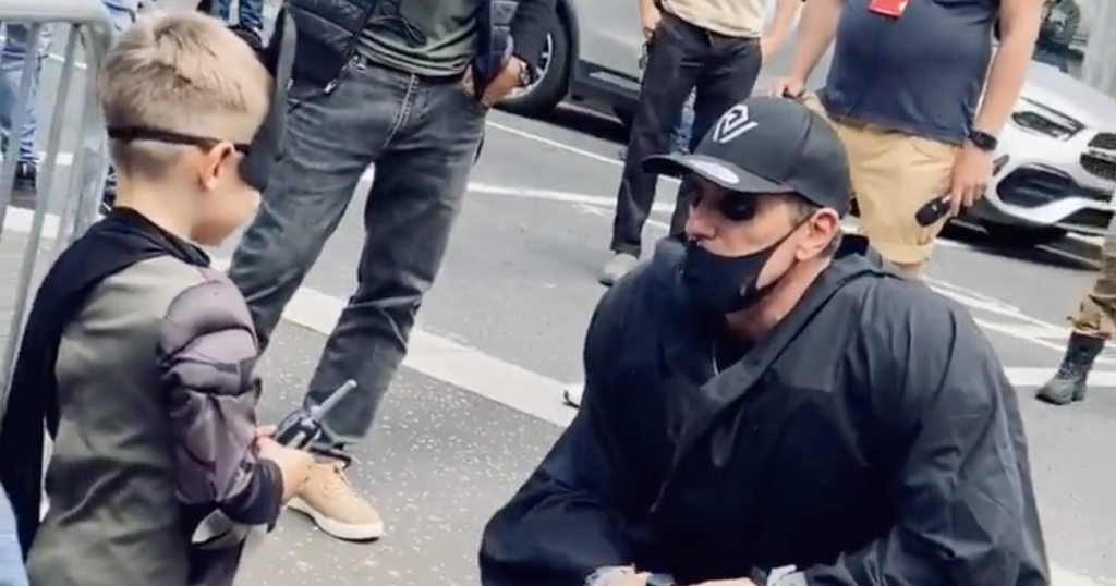 Hamilton Batman fan, four, gets to meet his superhero…