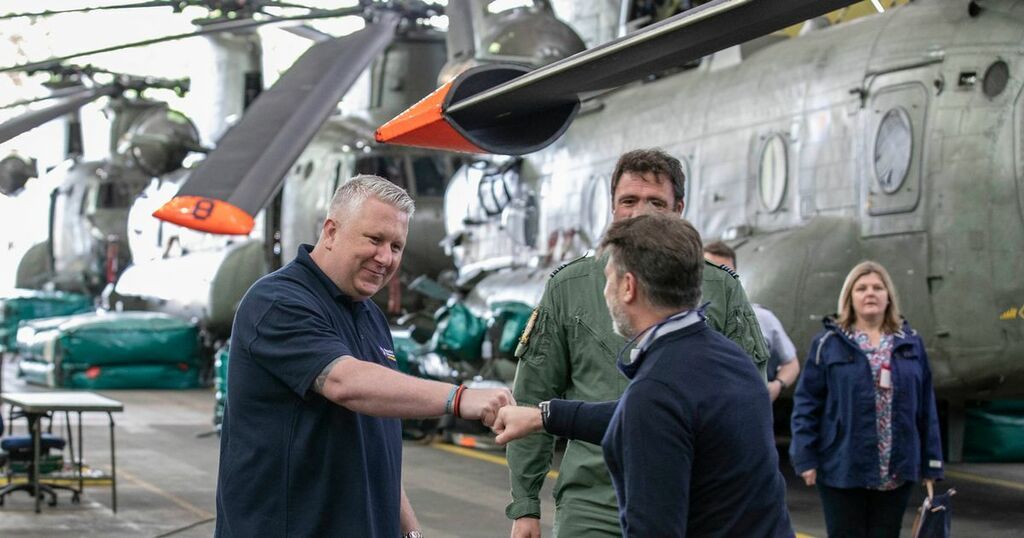 Scots RAF bomb victim reunited with helicopter crew…