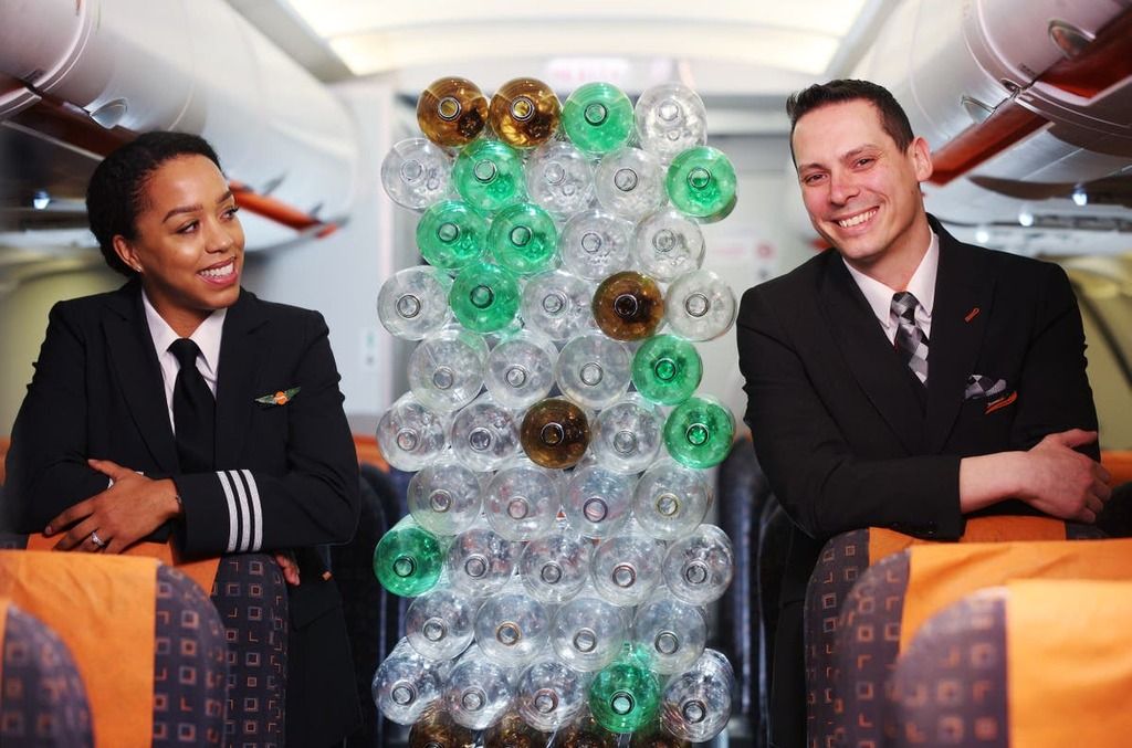 Easyjet introduces cabin crew uniforms made from…