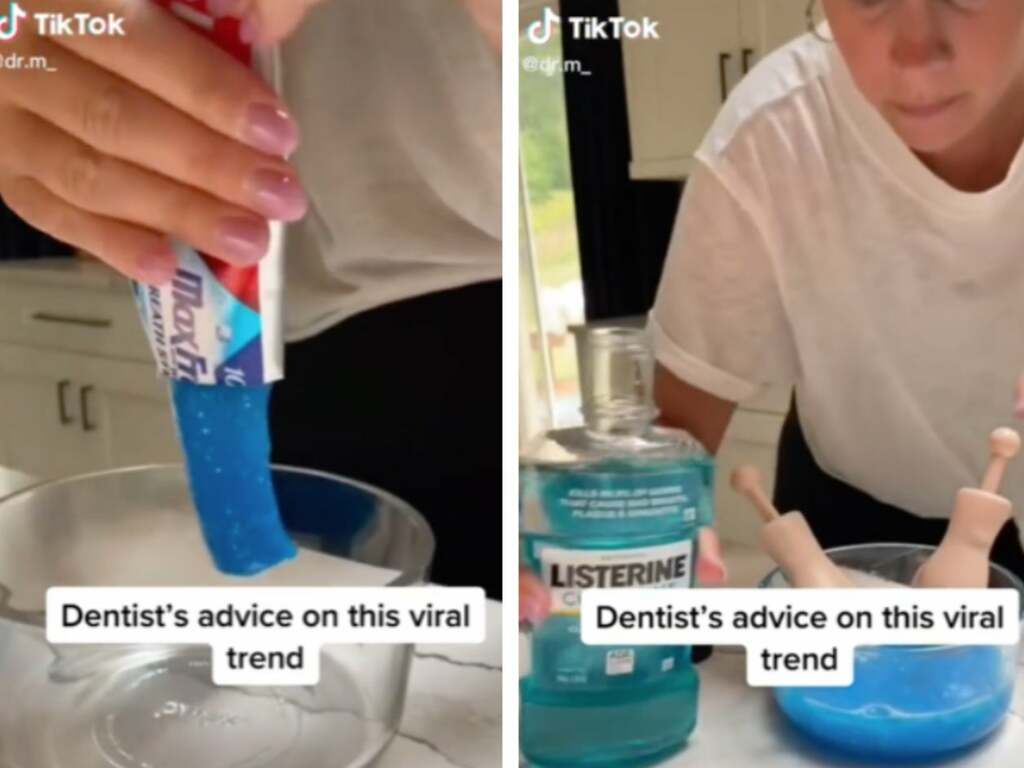 Dentist shuts down viral TikTok toothpaste and…