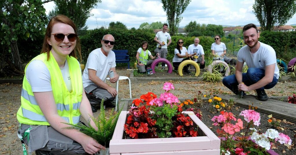 Community group transforms outdoor classroom for…