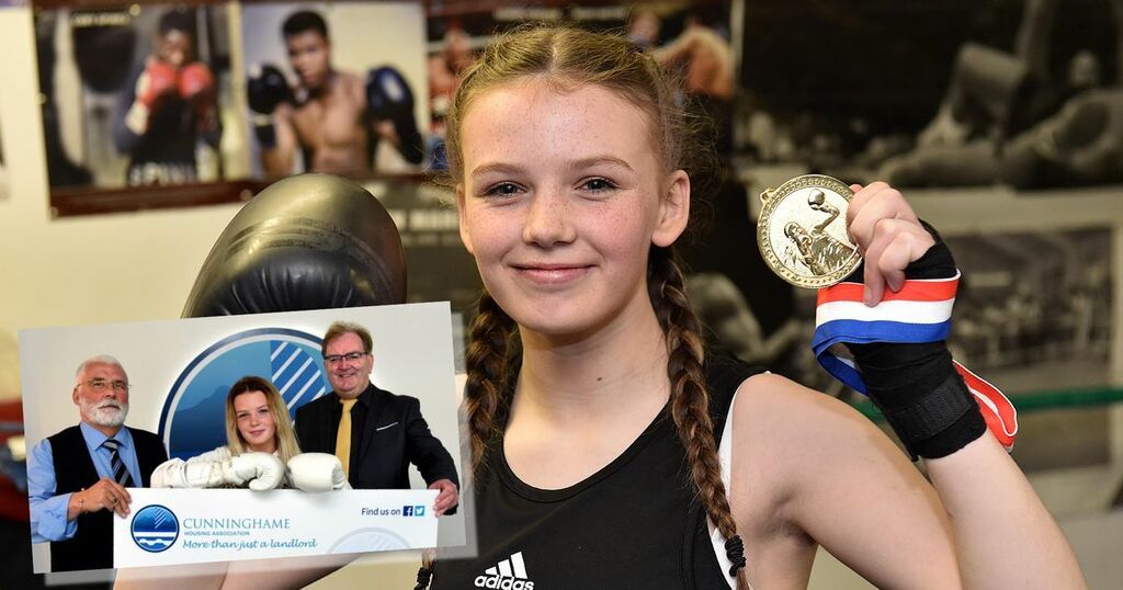 Ayrshire schoolgirl boxer in funding boost as she…
