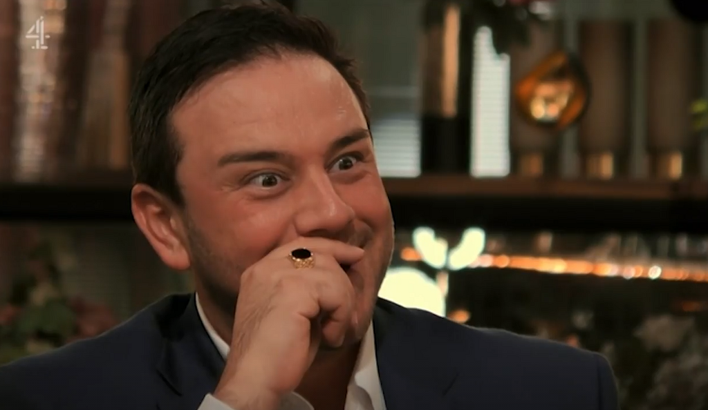 First Dates contestant mortified as woman guesses he’s…