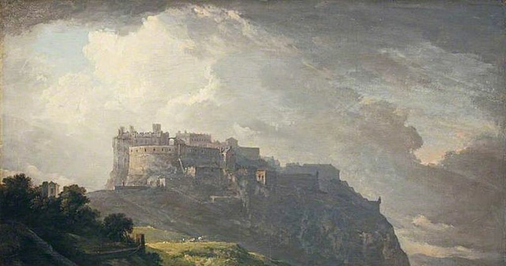 The famous painting of Edinburgh's Nor' Loch that…