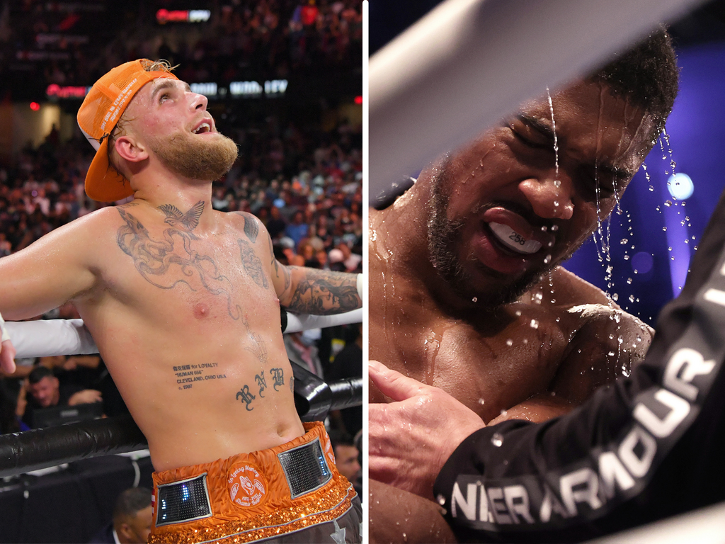 Anthony Joshua sparks Jake Paul memes after boxer…