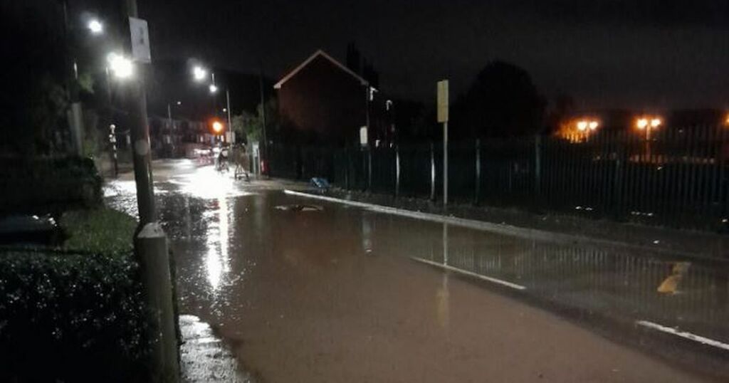 Video shows flash flooding hit Pontypridd