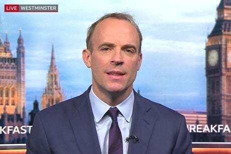 Dominic Raab says he was threatened with acid attack…