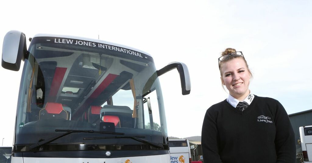 Teen becomes one of Wales's youngest women bus drivers
