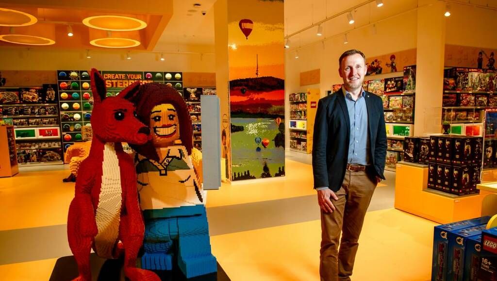 Take an early look inside Canberra's first LEGO store