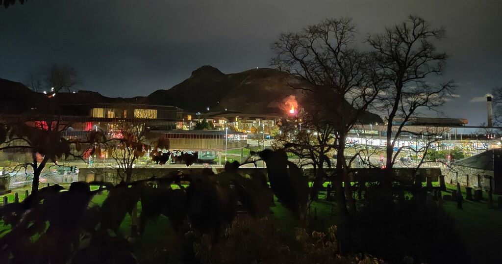 Edinburgh fire brigades race to scene as images show…