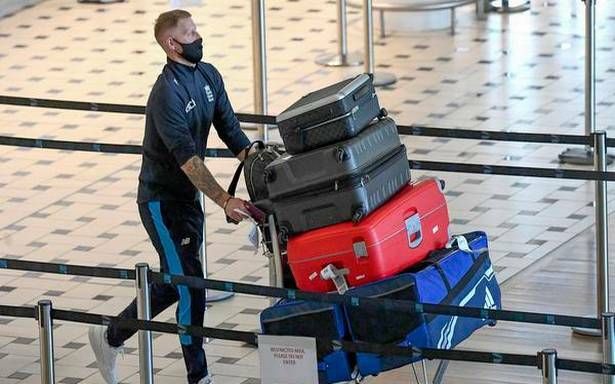 England’s first batch arrives in Australia for the…