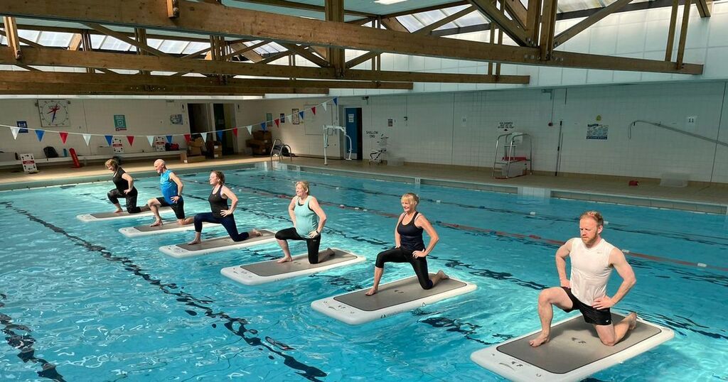 Glasgow gyms launch new HIIT pool workouts on floating…