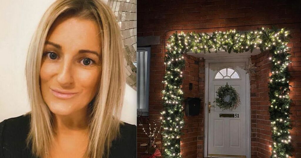 Crafty mum creates stunning Christmas display for free…