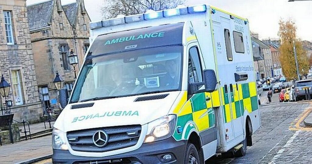 Edinburgh ambulance crew pelted by missiles after…