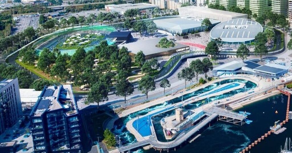 New images of Cardiff's huge International Sports…