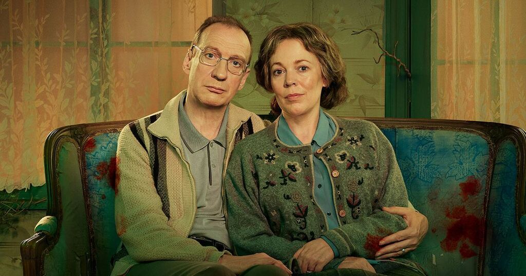 Cast of Landscapers in real life as Olivia Colman…