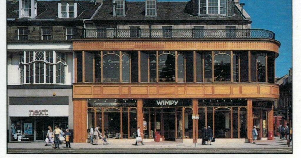 Throwback Edinburgh Wimpy menu from the 1970s shows…