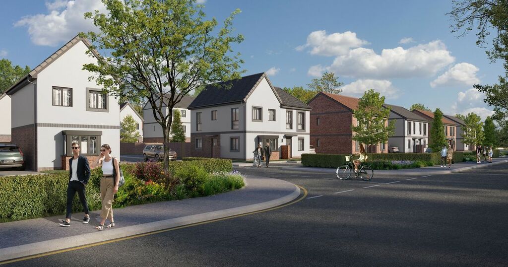 Images show scale of new Arnold housing estate on site…
