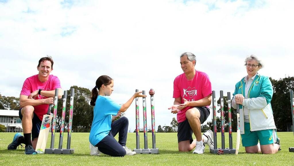 Dads and Daughters Cricket program breaks down…