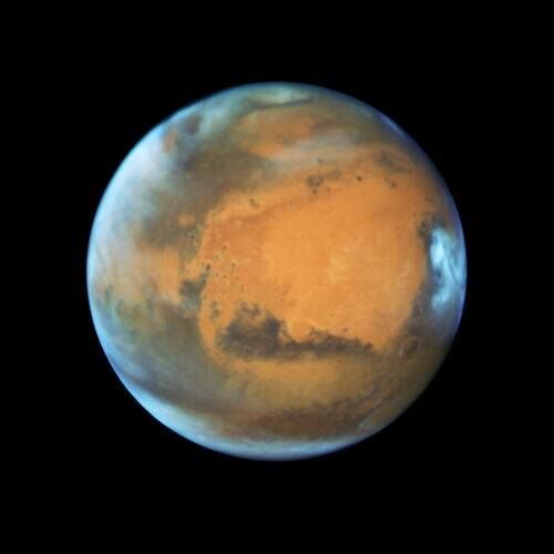 Earth and Mars formed from colliding material, new…