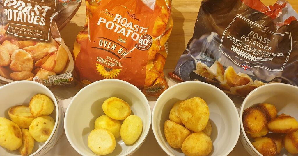 We tried roast potatoes from Asda, M&S and Morrisons…