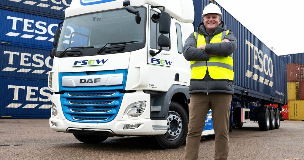 Tesco unveil its first electric heavy good vehicles in…