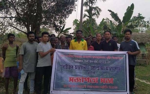 Buddhist monks’ saffron robe gives green spin to Assam…