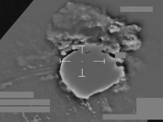 Video shows huge explosion triggered by a RAF Typhoon…