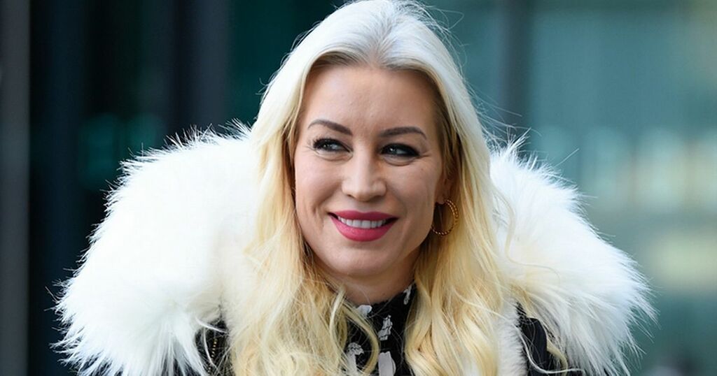 Denise Van Outen's brave face after reports Peter…