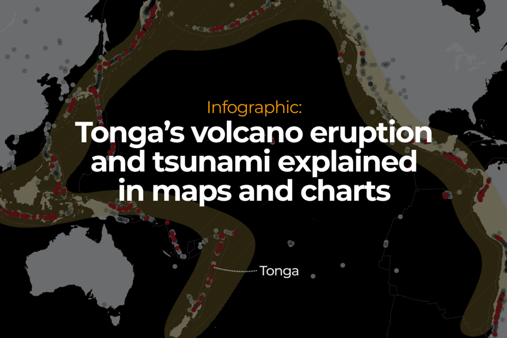 Tonga’s volcano eruption and tsunami explained in maps…
