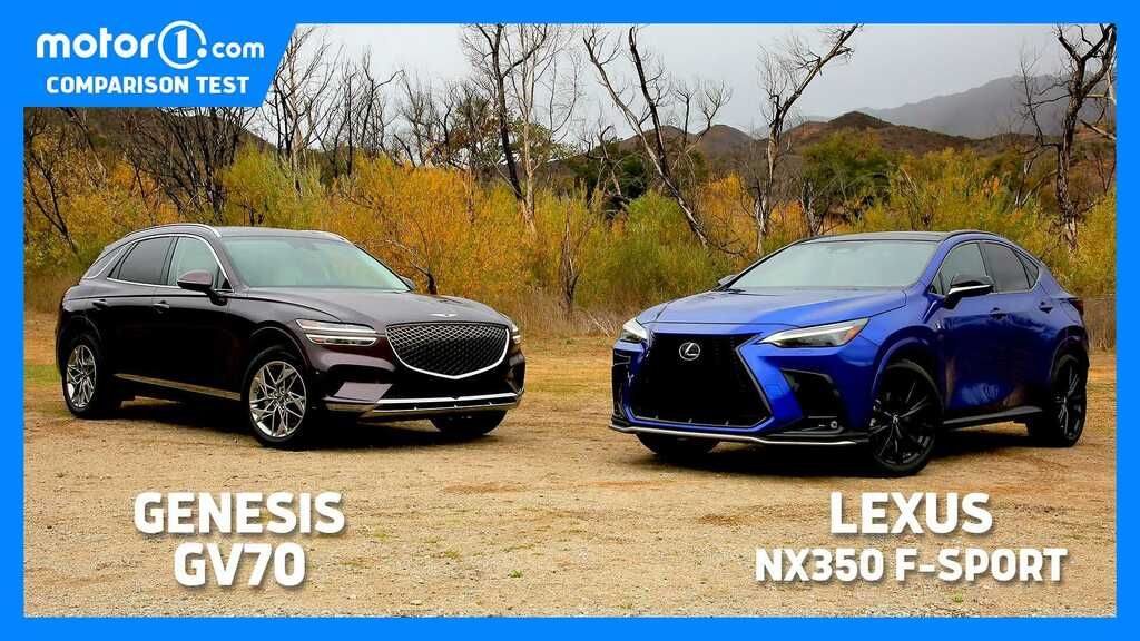 2022 Genesis GV70 Vs 2022 Lexus NX 350 Comparison: The…