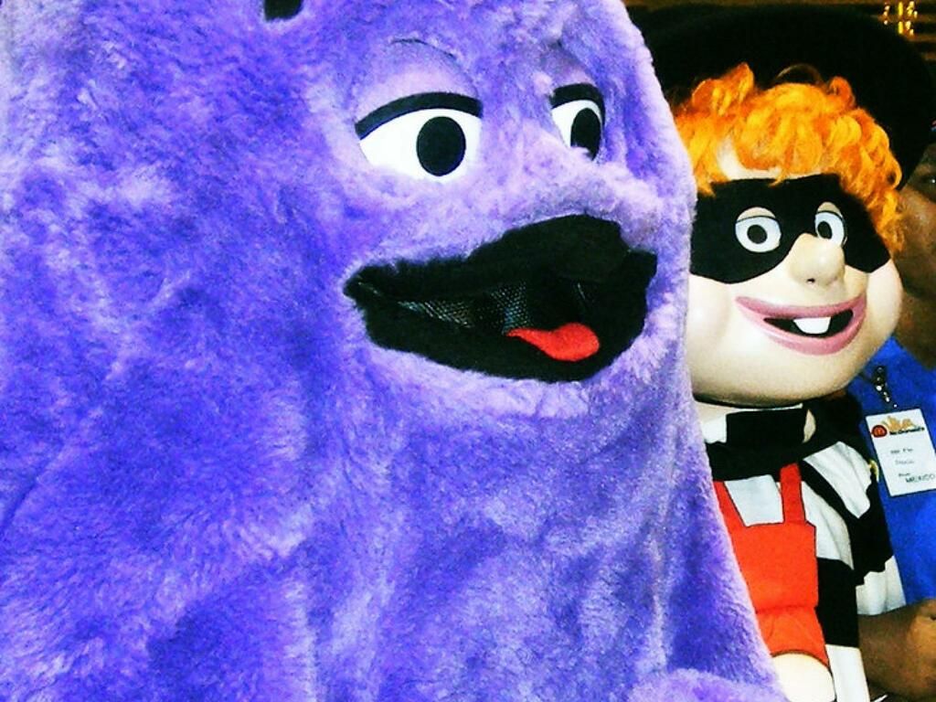 Is McDonald's Grimace Really A Giant Taste Bud?