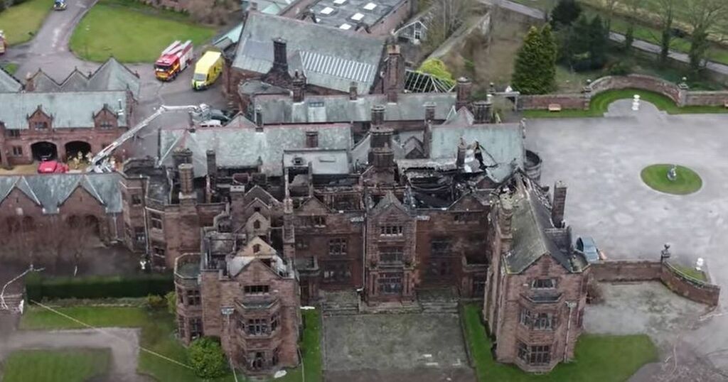 Thornton Manor drone footage shows devastating scale…
