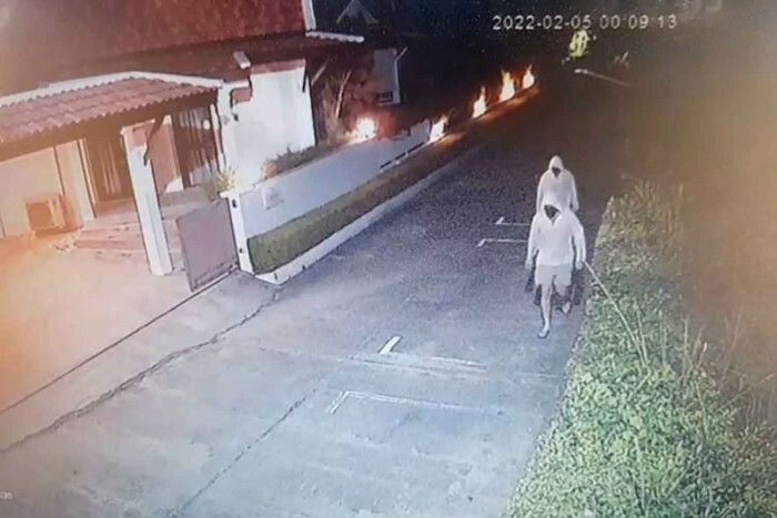 Killing of gangster caught on CCTV