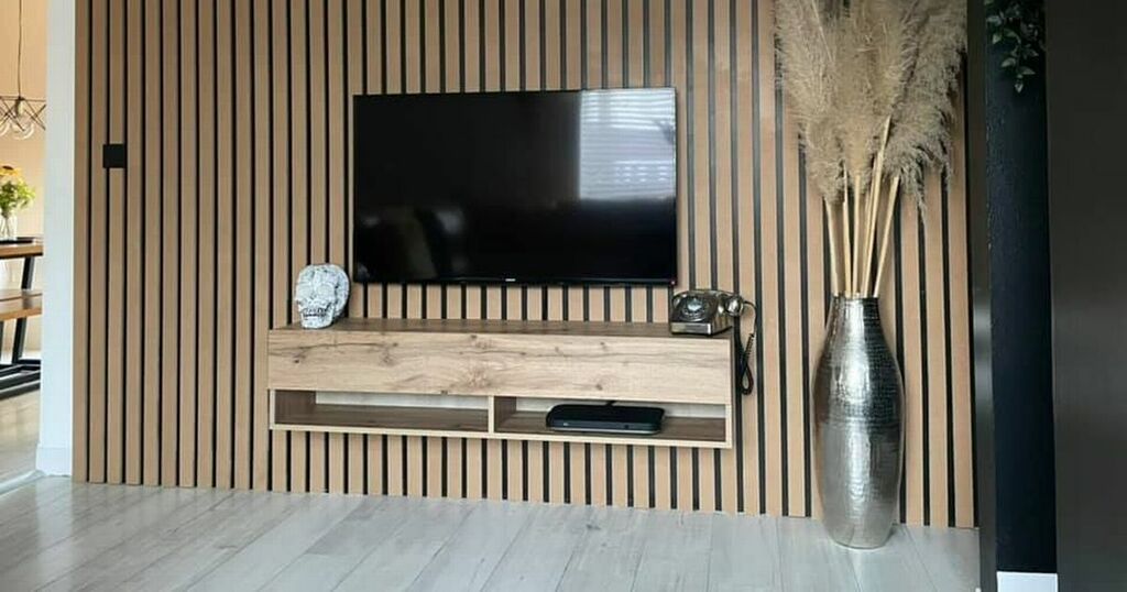 The DIY wood panelling feature wall that transformed…