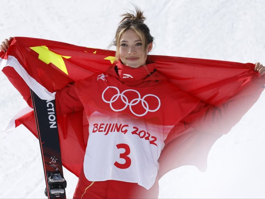 Eileen Gu is the Winter Olympic star navigating two…
